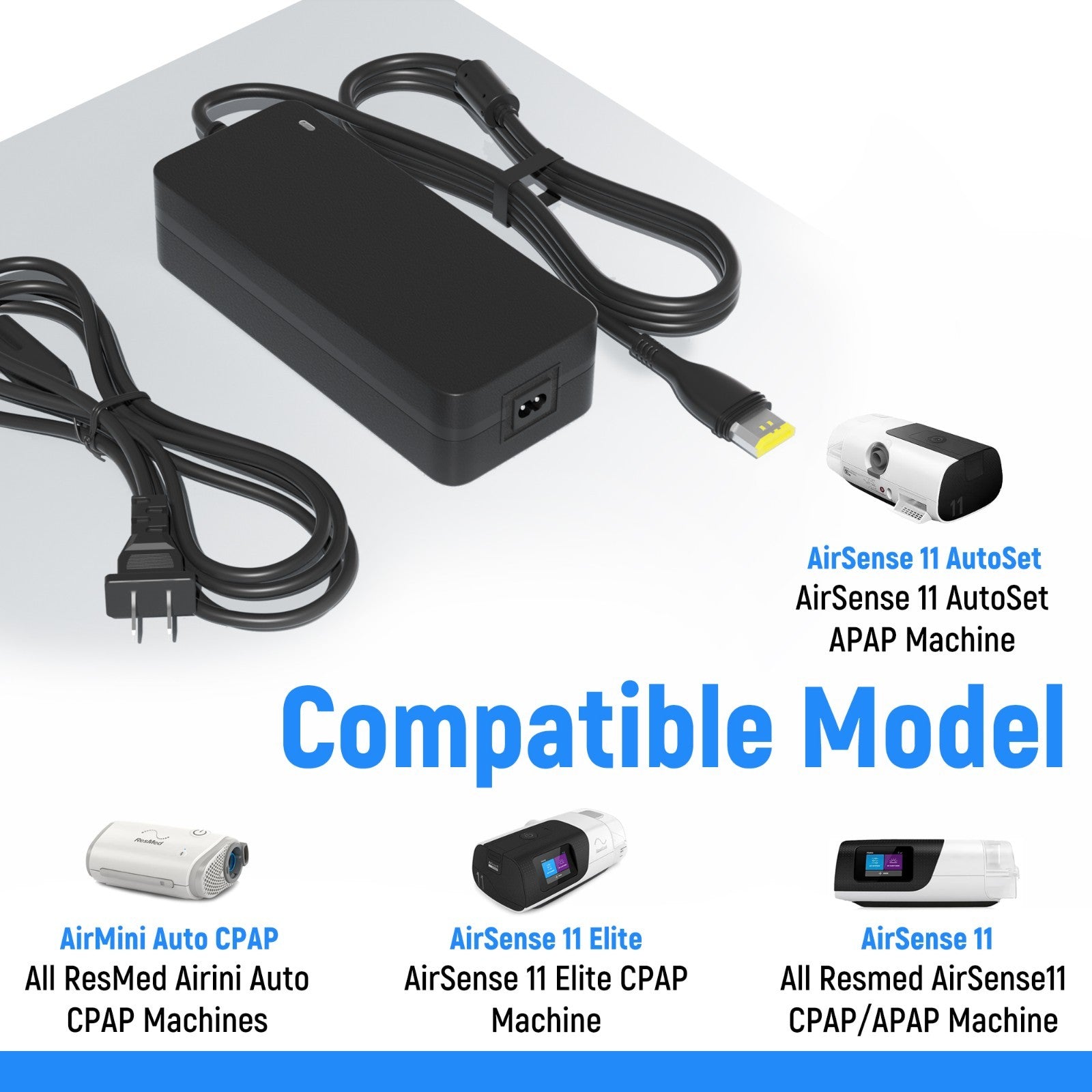 24V 65W Adapter For ResMed AirSense 11 CPAP Machine 390000 390010 R390 ...