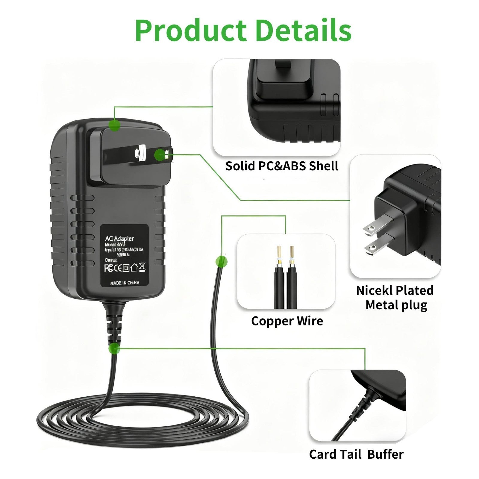 Power Cord Charger for Shark Rocket Pet Pro Cordless Vacuum AC Adapter ...