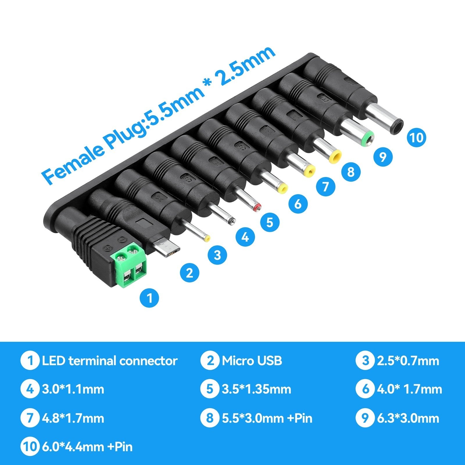 Adapter for LifePro Sonic,Fusion X,Sonic Pro,Youdgee H1 Mini Massage G ...
