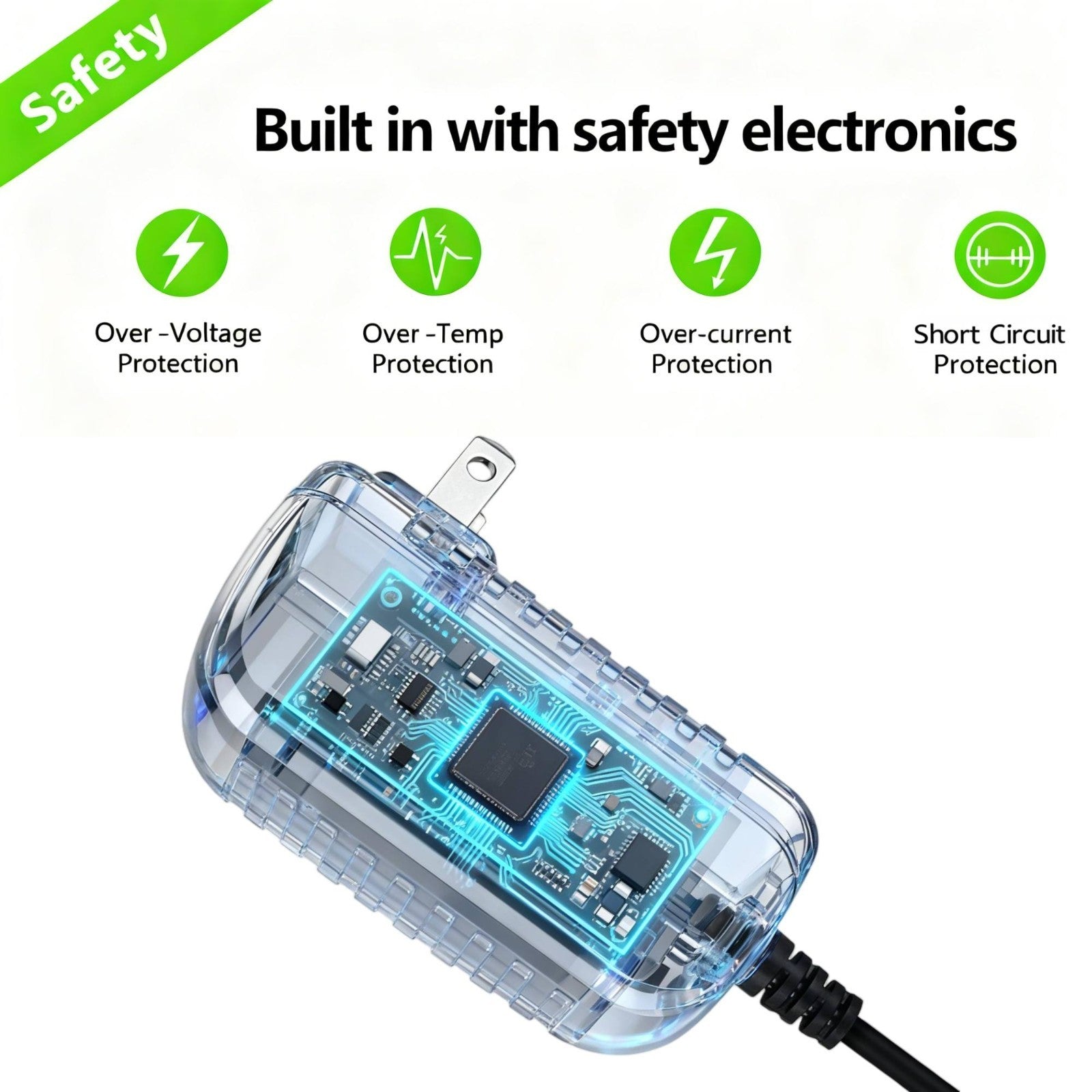 Power Cord Charger for Shark Rocket Pet Pro Cordless Vacuum AC Adapter ...